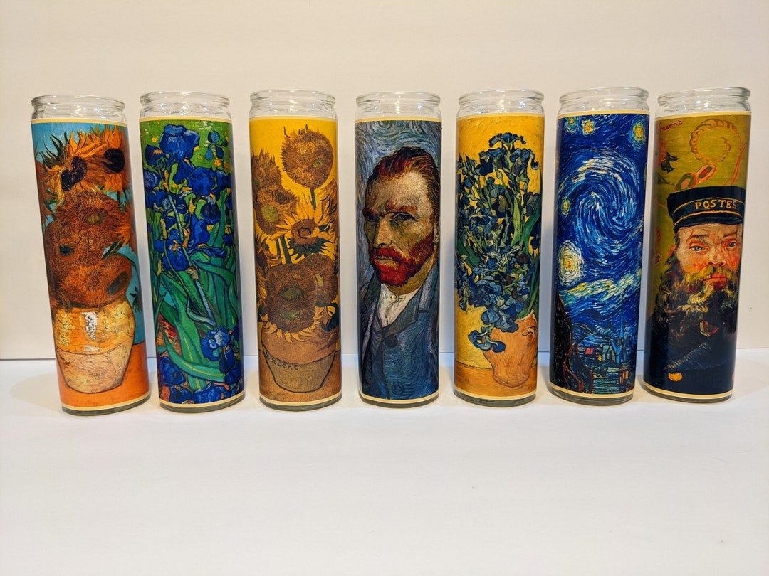 Van Gogh Prayer Candle - Etsy