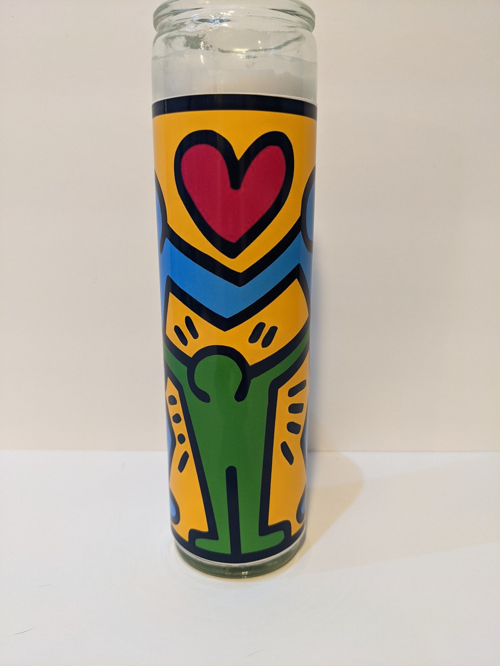 Keith Haring Pop Art Prayer Candle - Etsy