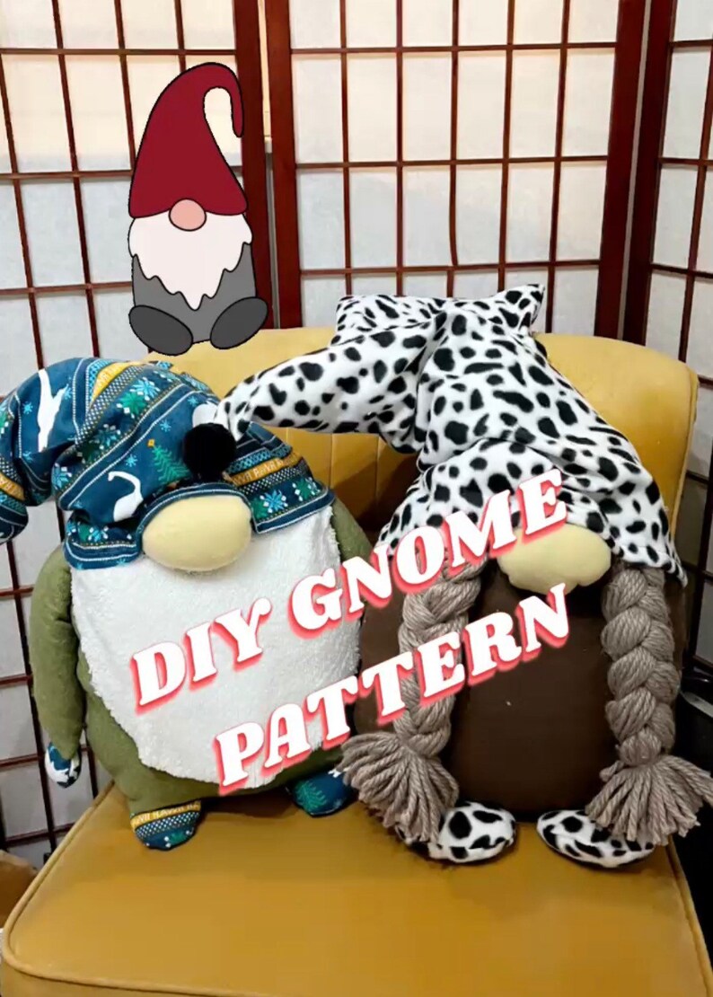 DIY Large Gnome Sewing Pattern - Etsy