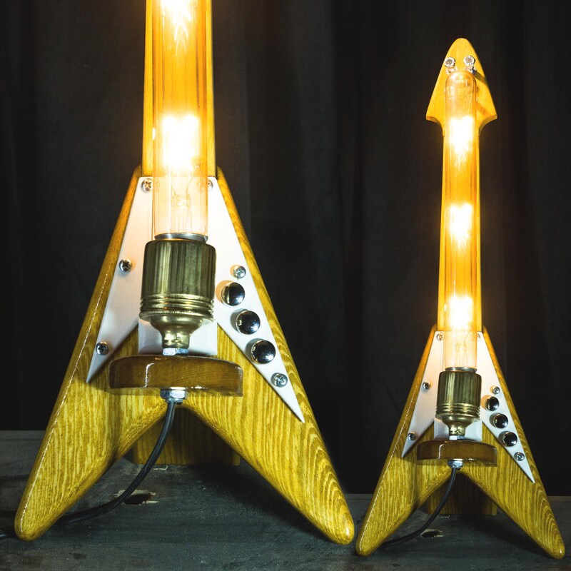 Electric Guitar Table Lamp - Etsy