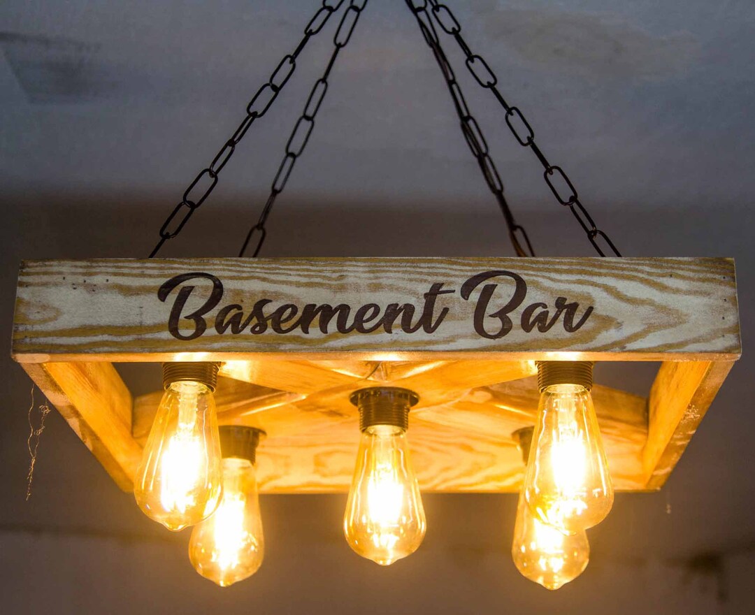 Basement Bar Light,kitchen Bar Light,basement Bar Lamp,man Cave Lamp ...