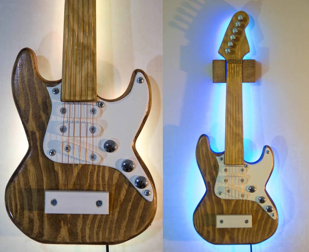 Guitar Lamp Remote Controlled,guitar Lamp,anniversary Gift for Husband ...