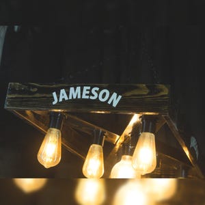 Jameson Personalized Name Hanging Light,pool Table Light,billard Light ...
