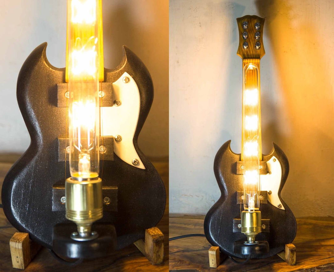 Bass Guitar Lamp,gibson Sg,bass Guitar Gifts,music Room Decor,man Cave ...