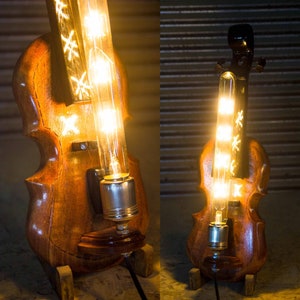 Violin Lamp,violin Gift,violin Light,violin Decor,music Room Decor ...