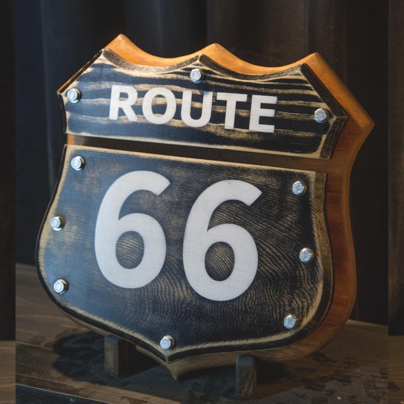 Route 66 Sign,route 66 Decor,route 66 Wall Art,route 66 Wall Decor ...
