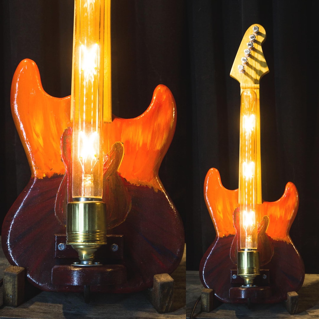 Guitar Sign,guitar Light,guitar Gift,music Room Gift,music Room Decor ...