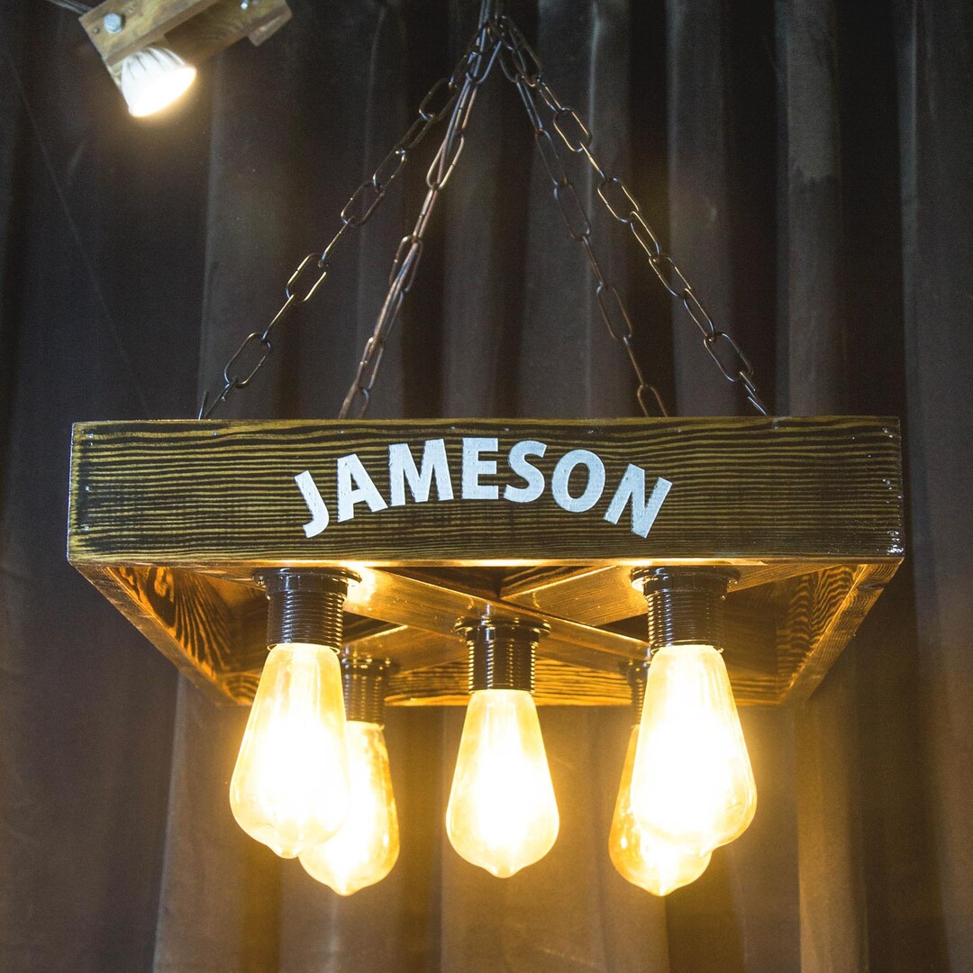 Jameson Personalized Name Hanging Light,bar Lighting,pool Table Light ...