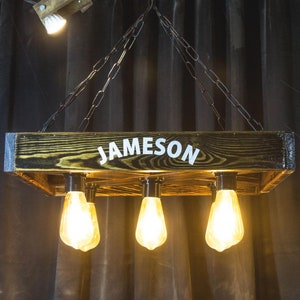 Jameson Personalized Name Hanging Light,bar Lighting,pool Table Light ...