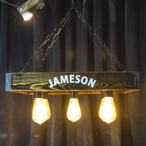 Jameson Personalized Name Hanging Light,bar Lighting,pool Table Light ...