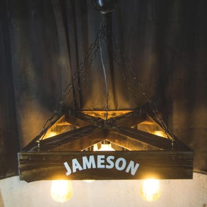 Jameson Personalized Name Hanging Light,pool Table Light,billard Light ...