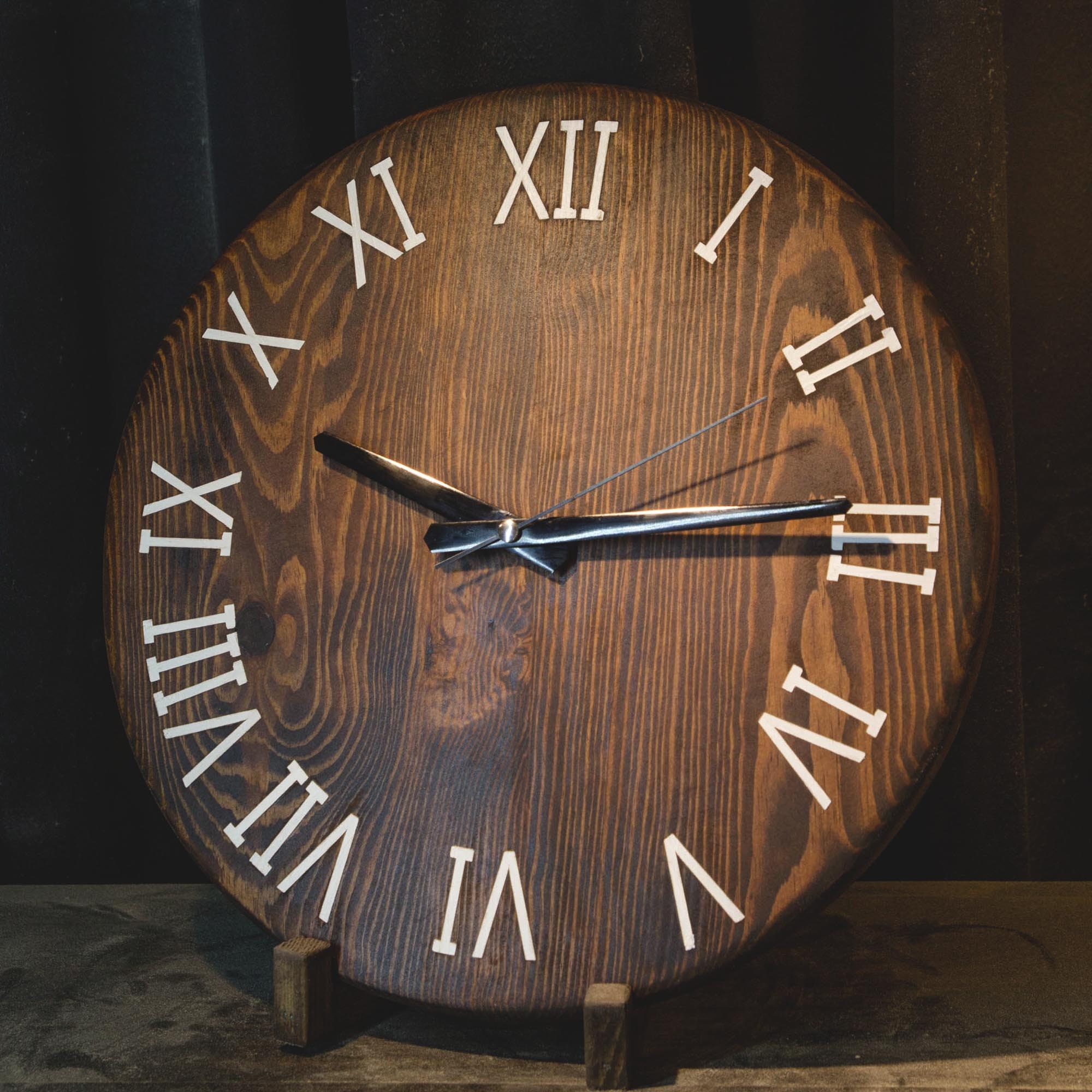 Personalized Wall Clock, Rustic Clocks for Wall, Wooden Wall Clock ...