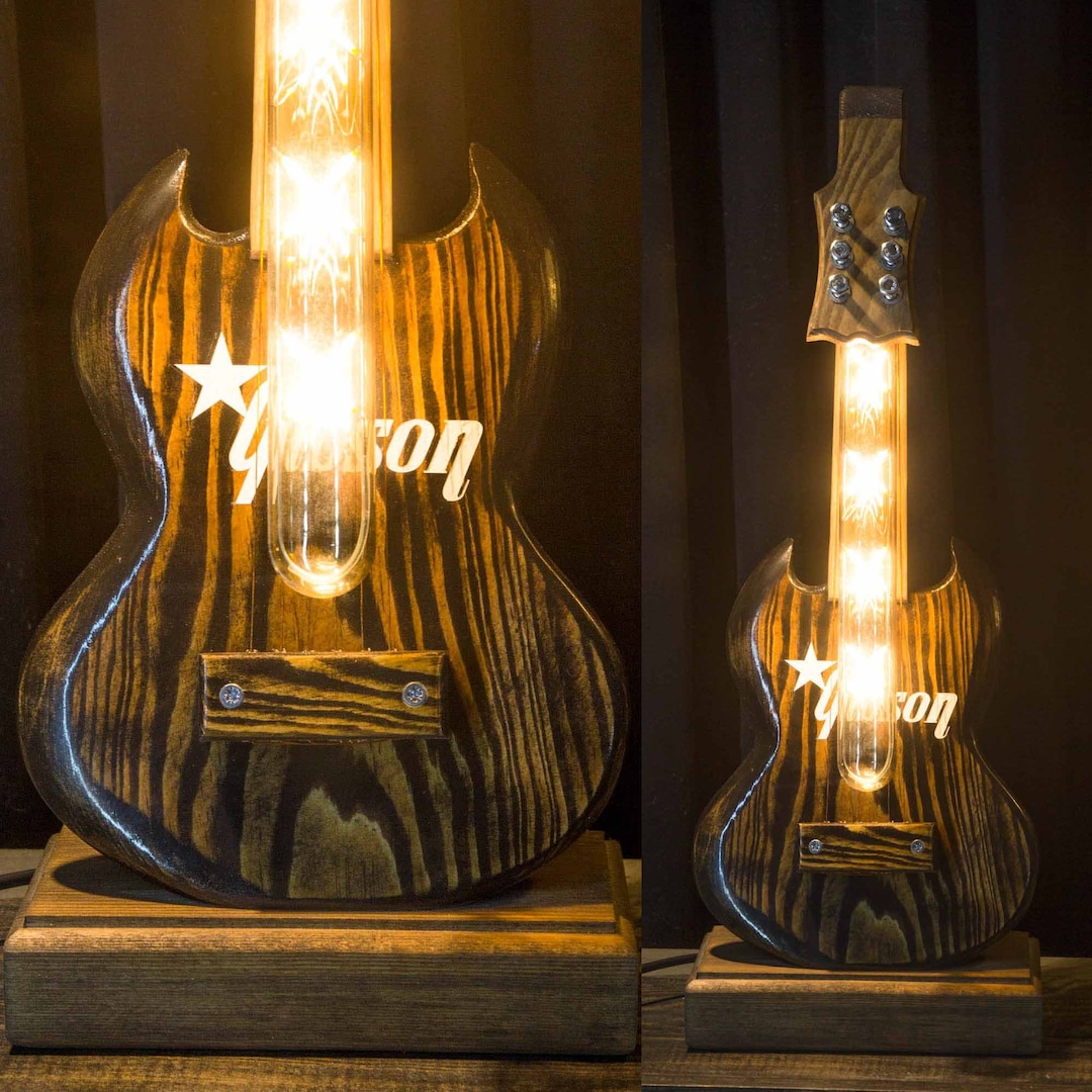 Gibson Guitar Sign,music Room Decor,men Cave Decor,gibson Guitar Gift ...