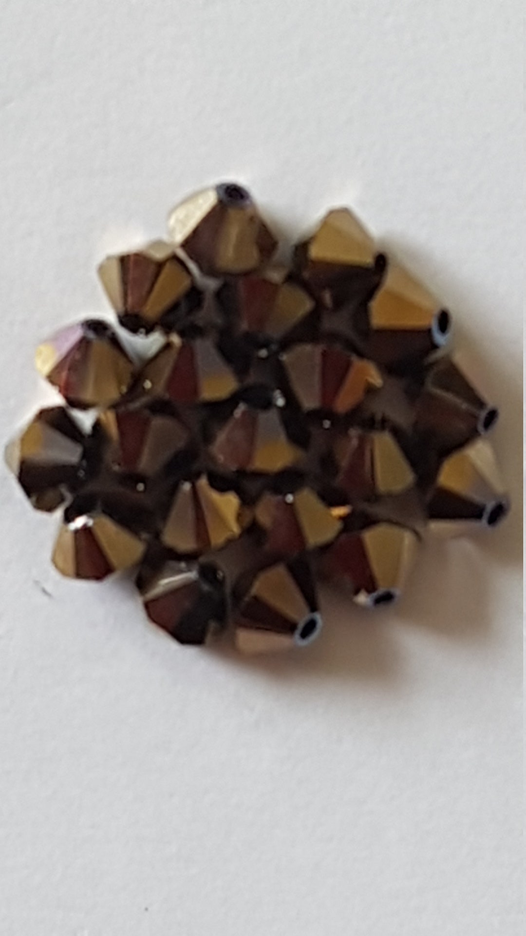 4mm Swarovski Crystal Spinners - Gold AB2X - Etsy