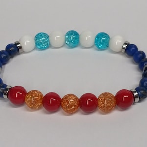 MHA Shoto Todoroki Themed Crystal Bracelet | My Hero Academia (updated ...