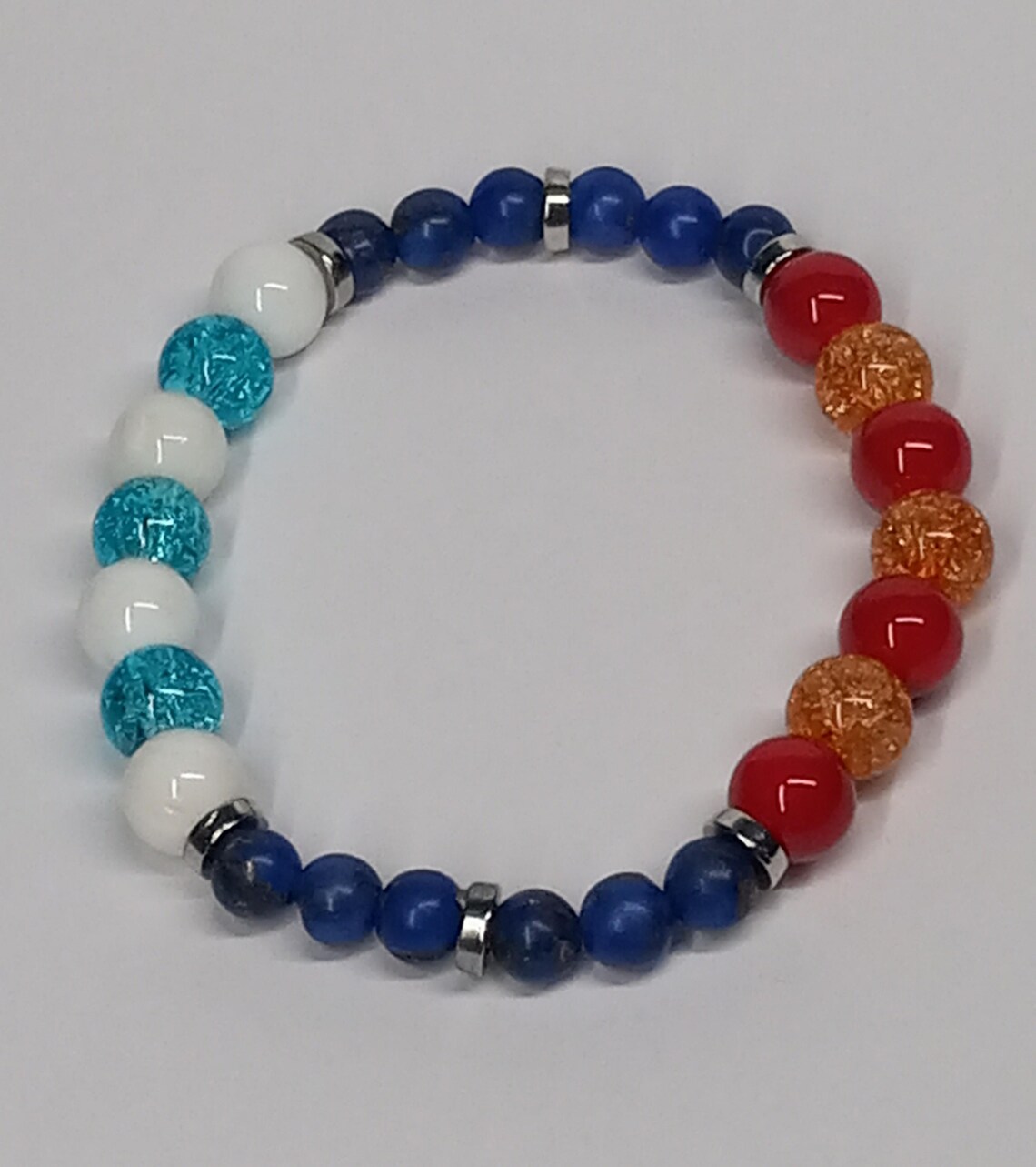 MHA Shoto Todoroki Themed Crystal Bracelet | My Hero Academia (updated ...