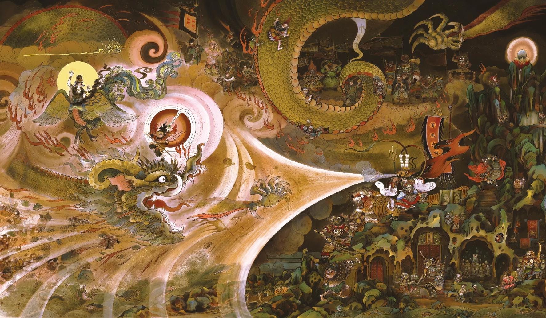 Black Myth: Wukong End Chapter Art Painting Posters (chapter 1- Chapter ...