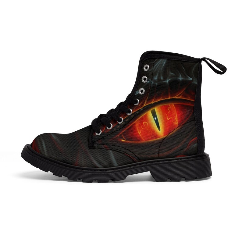 Glowing Red Eye Dragon Boots Black Dragon Glowing Red Eye | Etsy