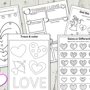 Valentines Printable Coloring Pages Homeschool kindergarten Worksheets ...