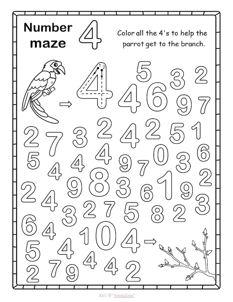 Printable Coloring Worksheets, Math Activity Pages, Homeschool ...