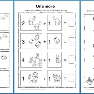 Worksheets Printable, Kindergarten Math Skills, Printable Addition ...