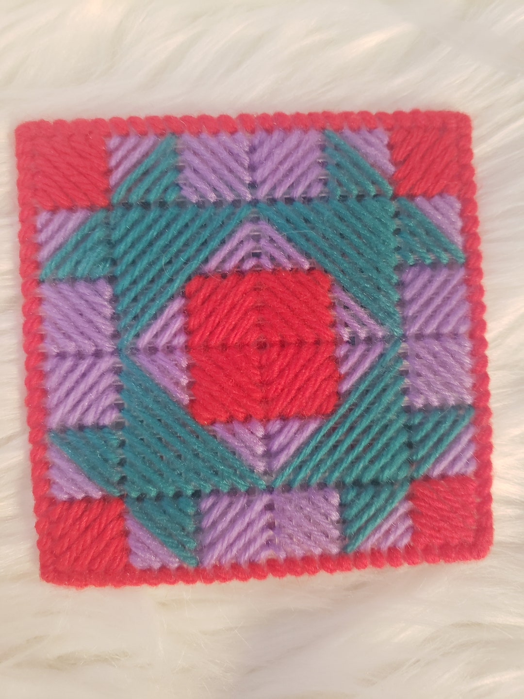 Handmade Quilt Block Drink Coaster - Etsy