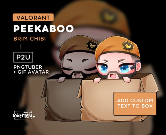 Valorant Brimstone Peekaboo Pngtuber Cute Brim Chibi Emote - Etsy