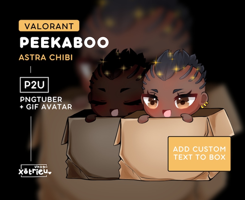 Valorant Astra Peekaboo Pngtuber | Cute Astra Chibi Emote | Twitch ...