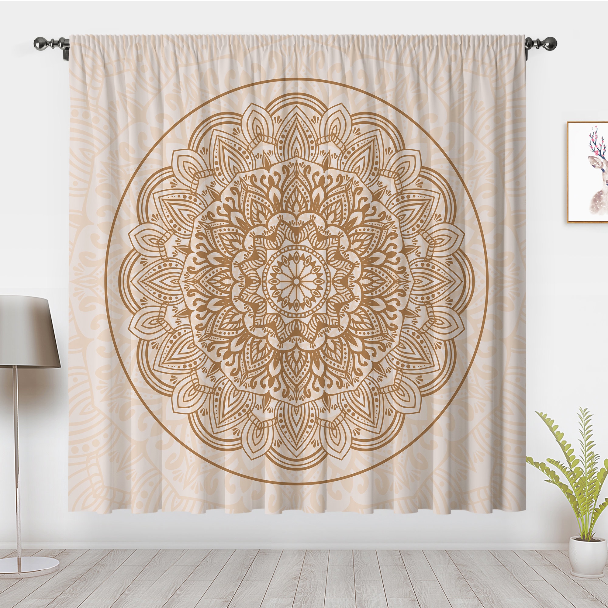 Indian Hippie Mandala Curtain Bohemian Beautiful Ombre Drapes Boho ...