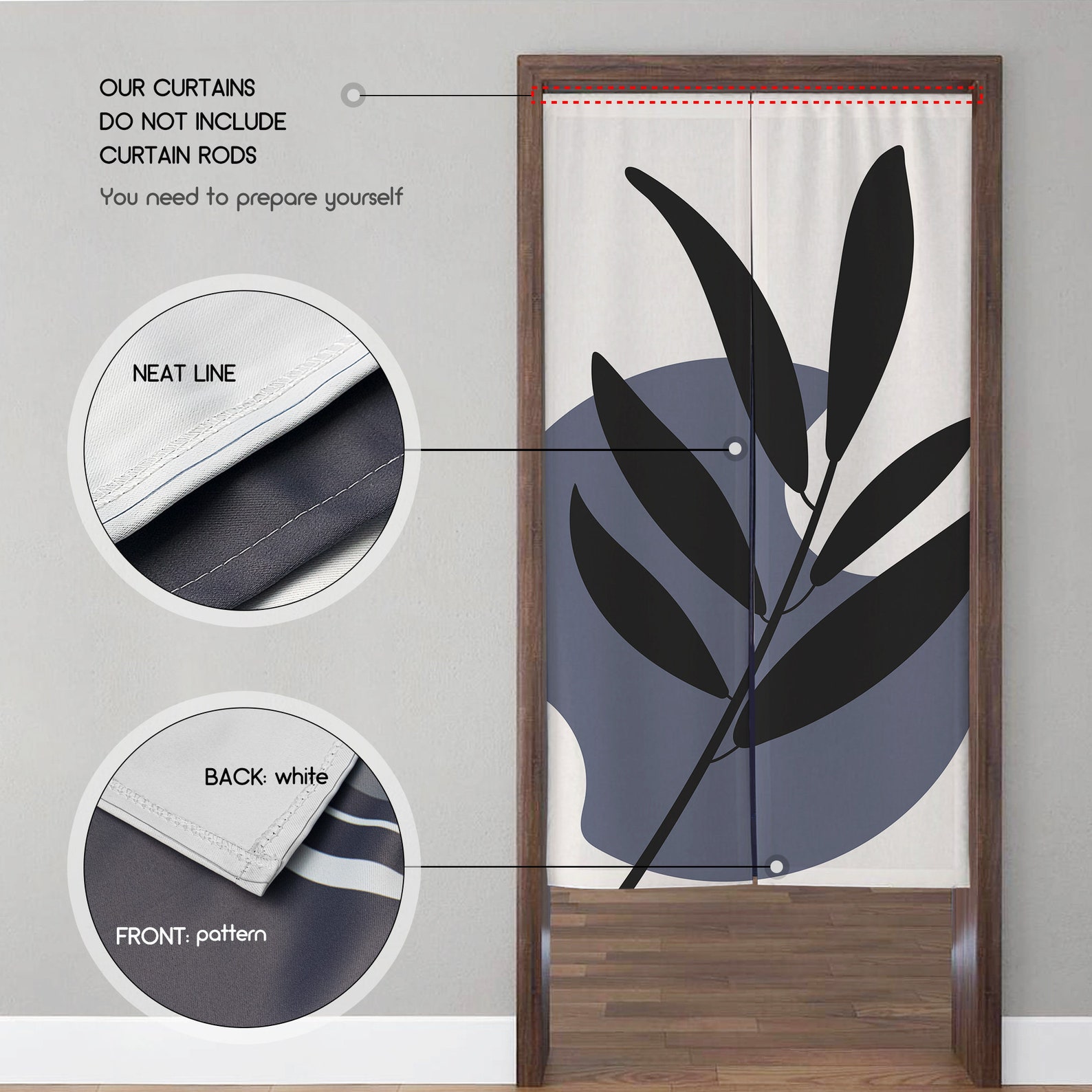 Noren Japanese Style Door Curtain Japanese Art Noren Drapes - Etsy