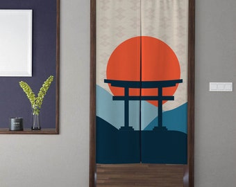 Noren Japanese Style Door Curtain Japanese Art Noren Drapes - Etsy