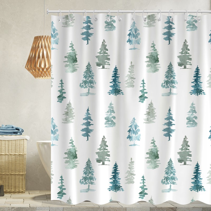 Tree Shower Curtain - Etsy