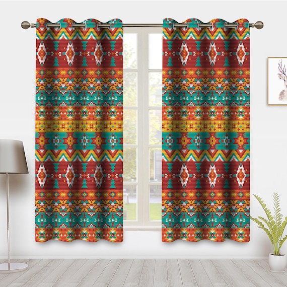Mandala Curtain Medieval Curtains Vintage Window Curtain Room - Etsy