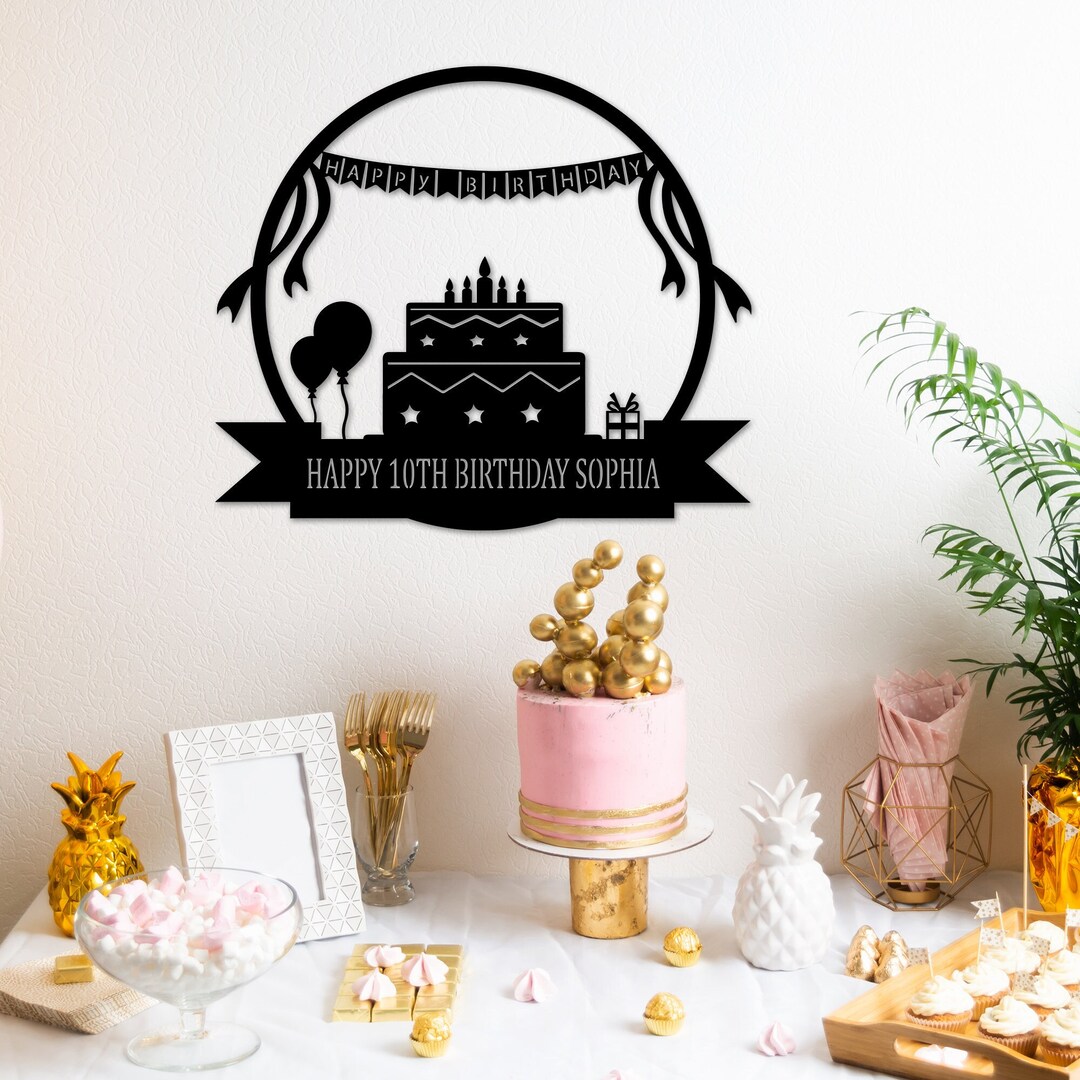 Personalized Family Name Metal Sign, Custom Name Metal Monogram Sign ...