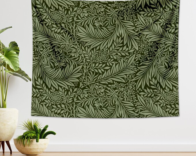 Vintage Tapestry Floral Tapestry Leaf Tapestry Flowers - Etsy