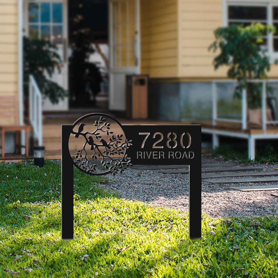Custom Address Signs for Houses, Personalizedyard Address Signs for ...