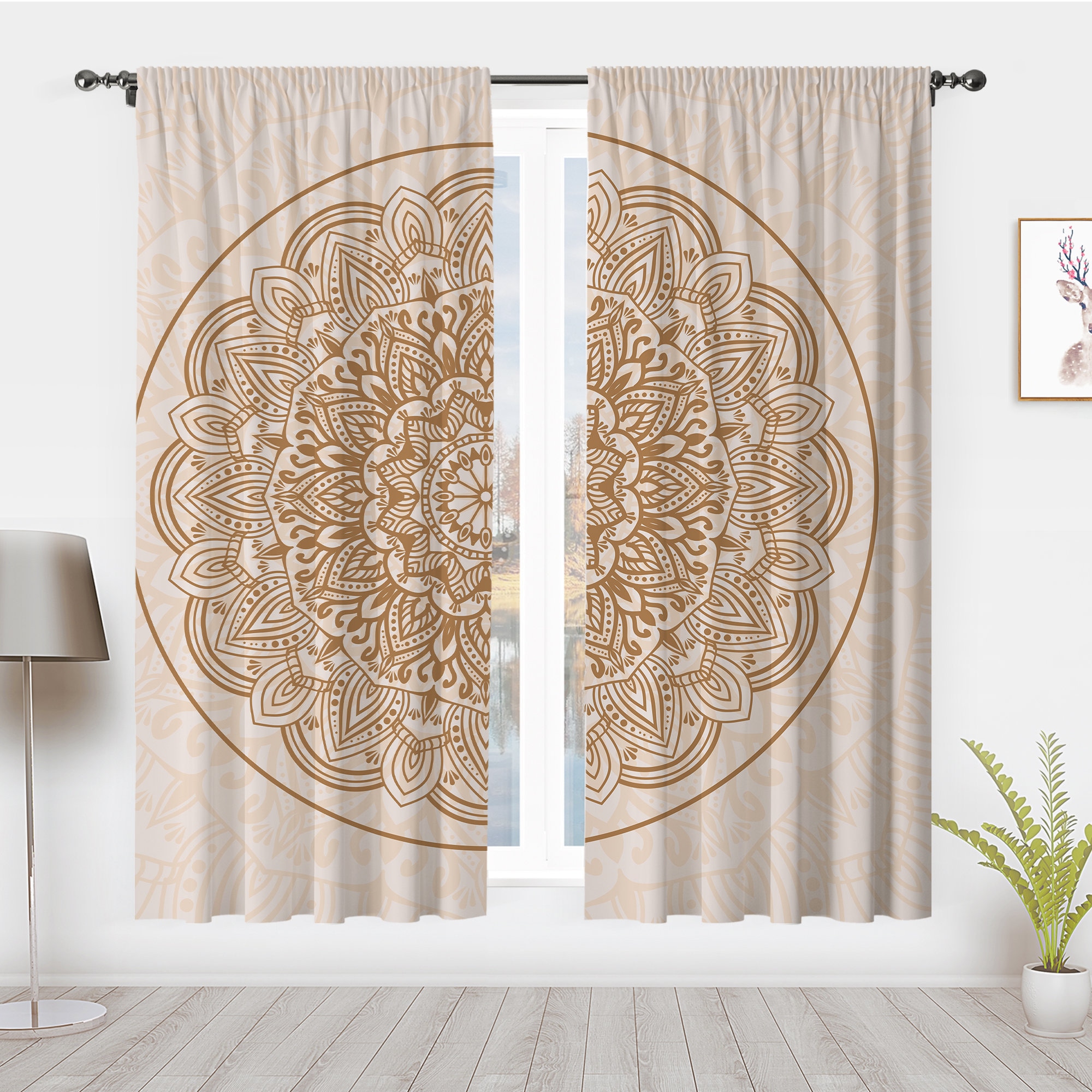 Indian Hippie Mandala Curtain Bohemian Beautiful Ombre Drapes Boho ...