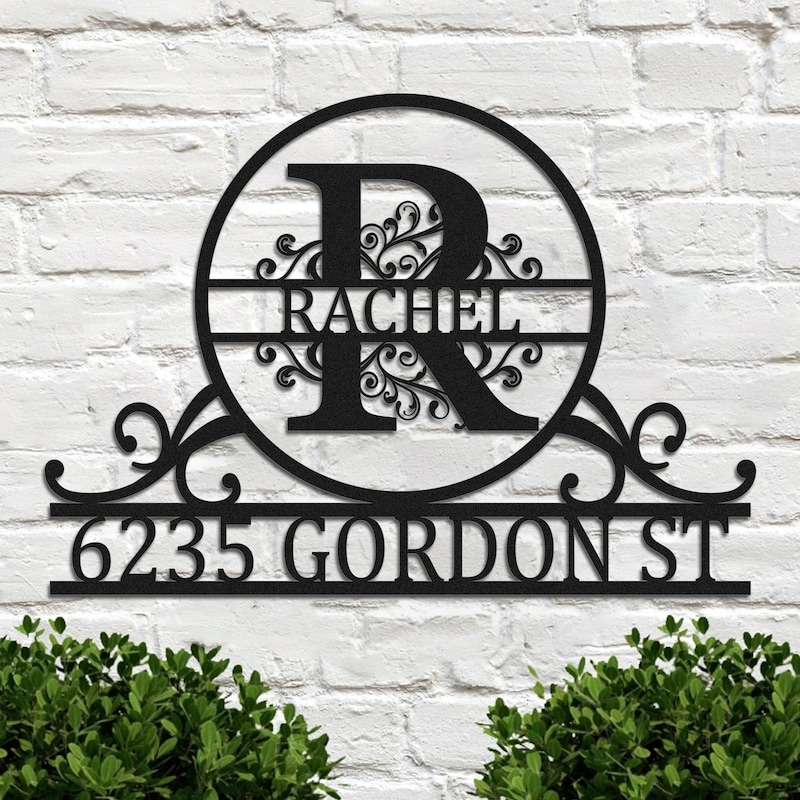 Monogram Plaque - Etsy