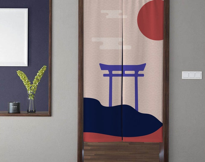 Noren Japanese Style Door Curtain Japanese Art Noren Drapes - Etsy