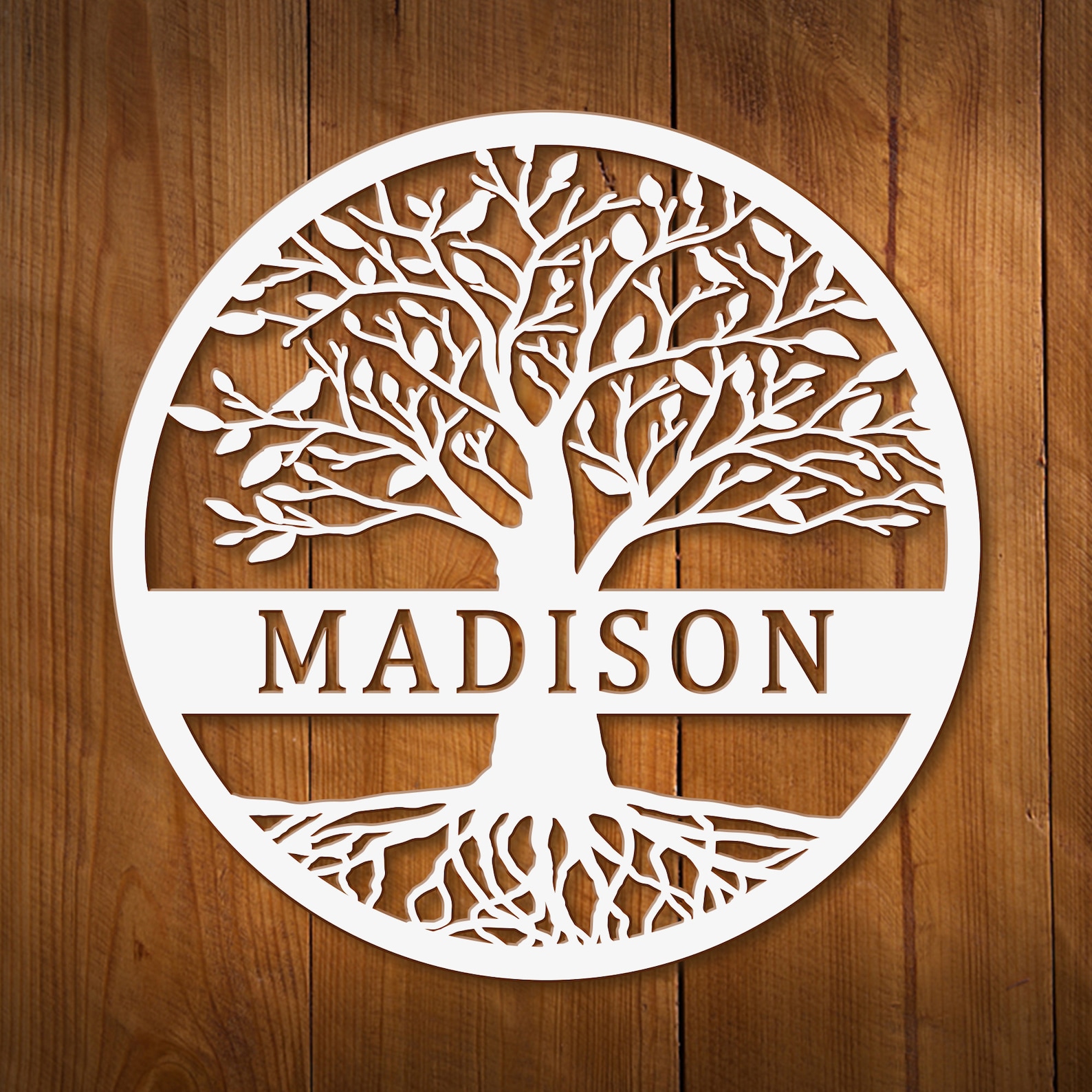 Personalized Tree of Life Metal Sign Custom Metal Family Last Name Tree ...