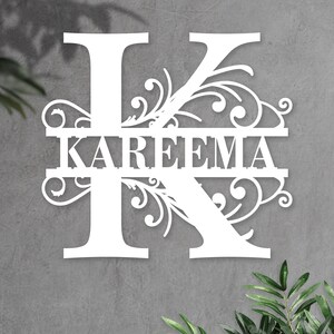 Personalized Metal Family Last Name Sign/custom First Name Sign/metal ...