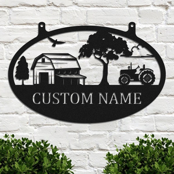 Metal Farm Signs - Etsy