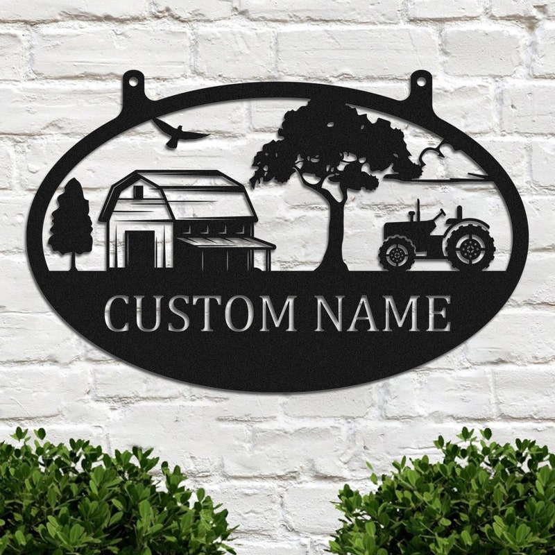 Metal Farm Signs - Etsy