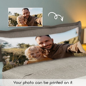 Custom Body Pillow With Picture Text, Customized Photo Long Body ...