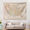 Historic Old World Map,world Map Tapestry, 1626 Old Antique BOHO Map ...