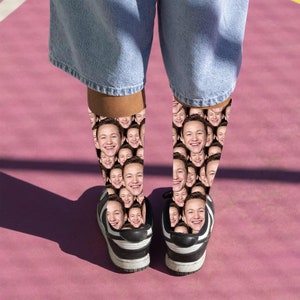 Custom Face Socks, Create Your Own Faces on Sock, Personalized Funny ...