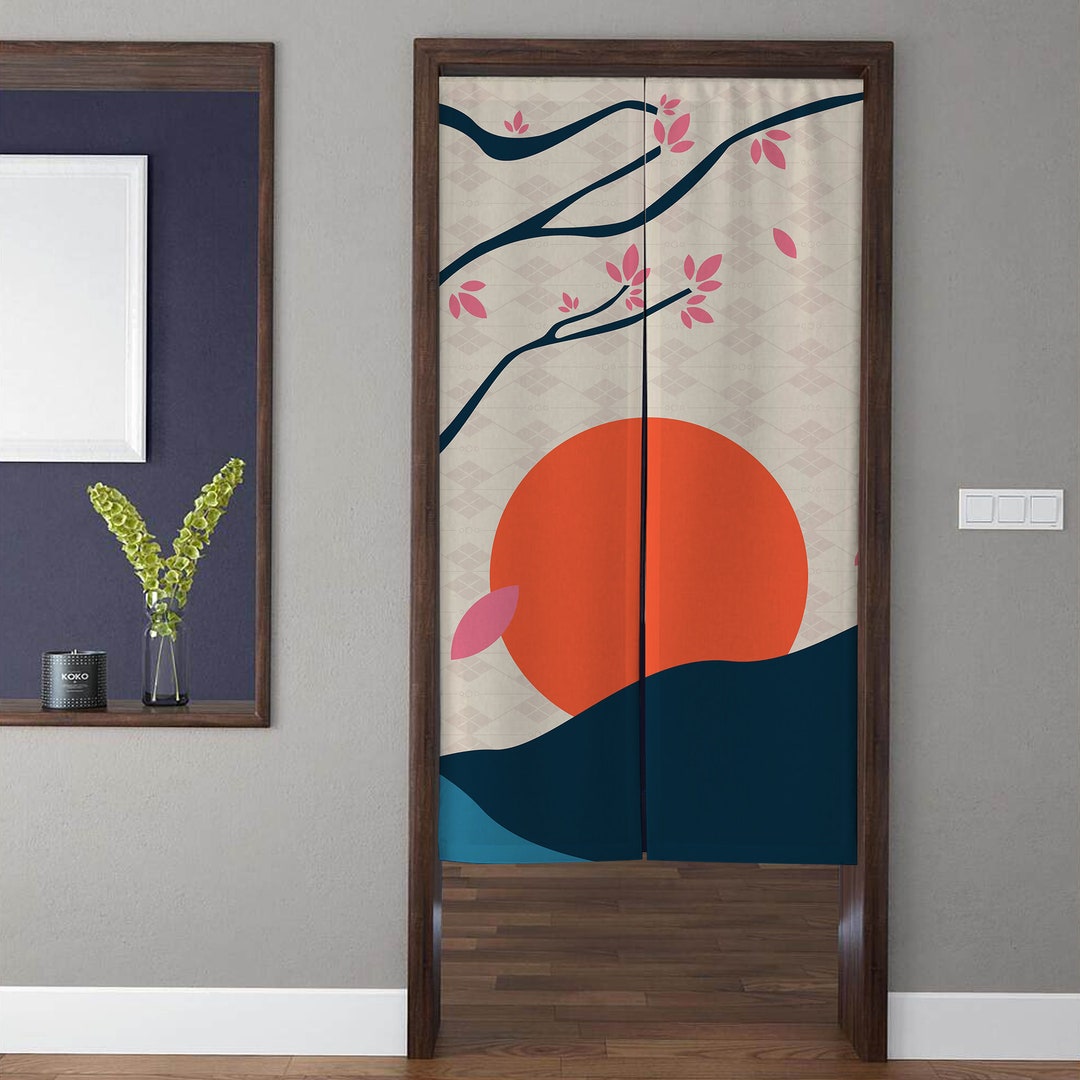 Noren Japanese Art Door Curtain Japanese Style Doorway Curtain Noren ...