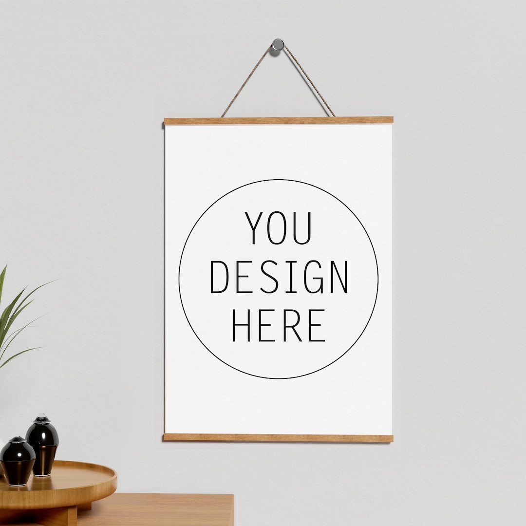 Custom Photos Poster Hanger Frame Kit With Magnet, Personalized Picture ...