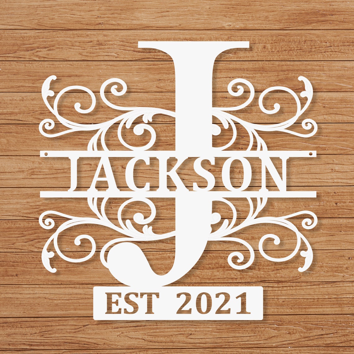 Personalized Metal Family Last Name Sign Custom First Name - Etsy