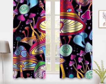 Outerspace Cartoon Rocket Window Curtain Universe Starry Star - Etsy